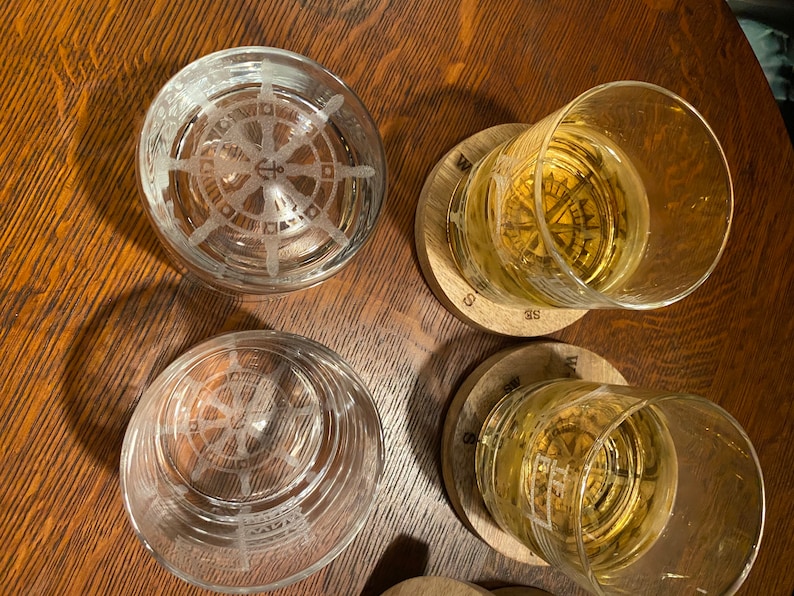 Nautical Plimsoll Marks Load Lines 8 oz. Whiskey Glass | Etsy