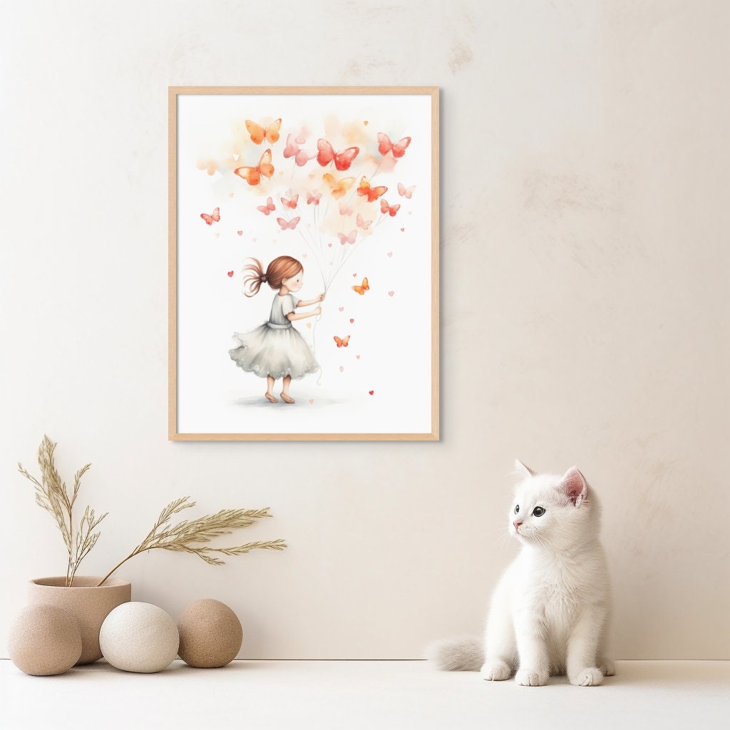 Digital Download High Quality PNG Cute Little Girl Clipart Card Making Mixed Media Paper Craft ...