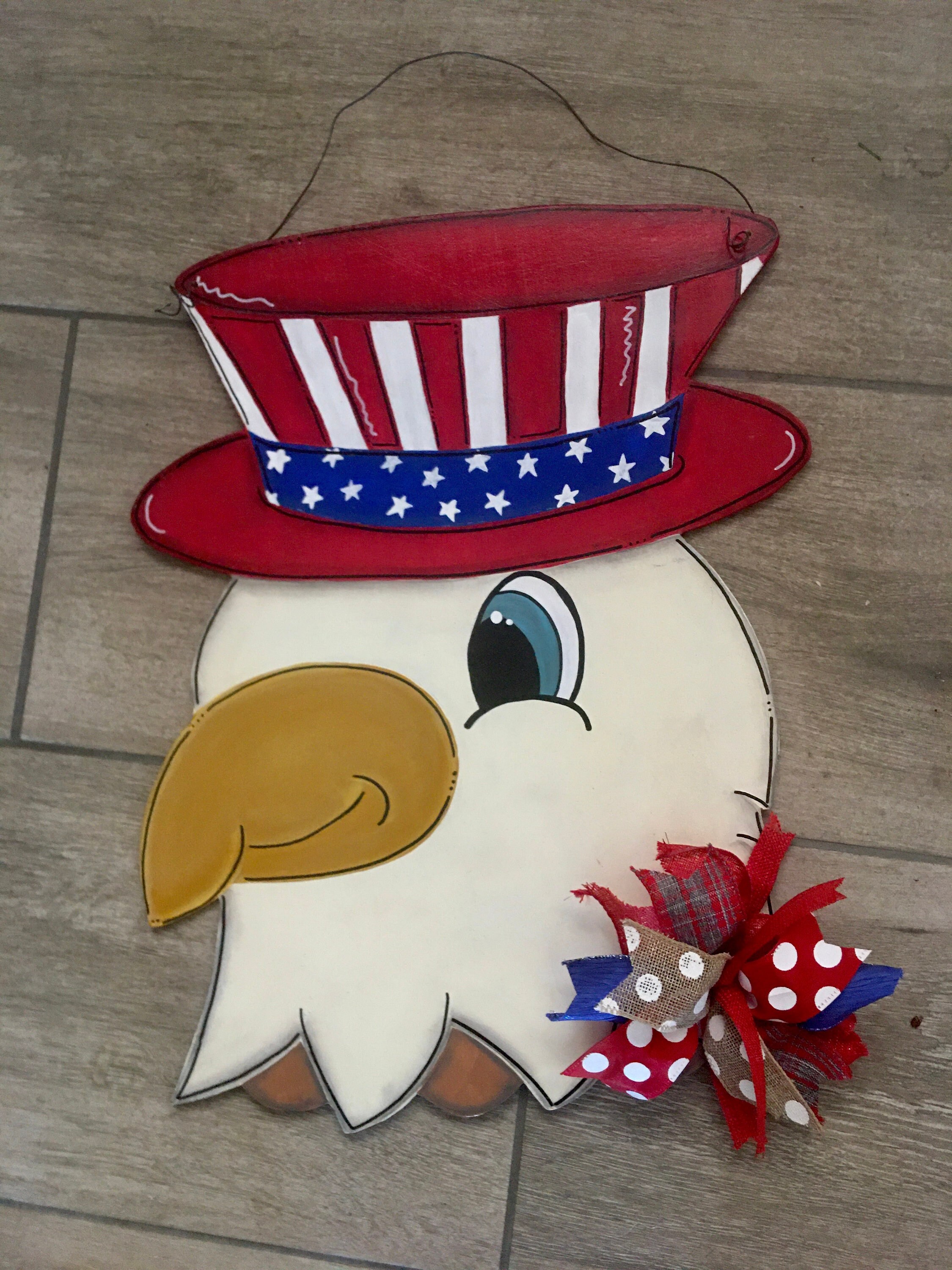 Patriotic Eagle Wall/door Decor - Etsy