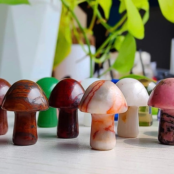 Crystal Mushroom Set - Etsy