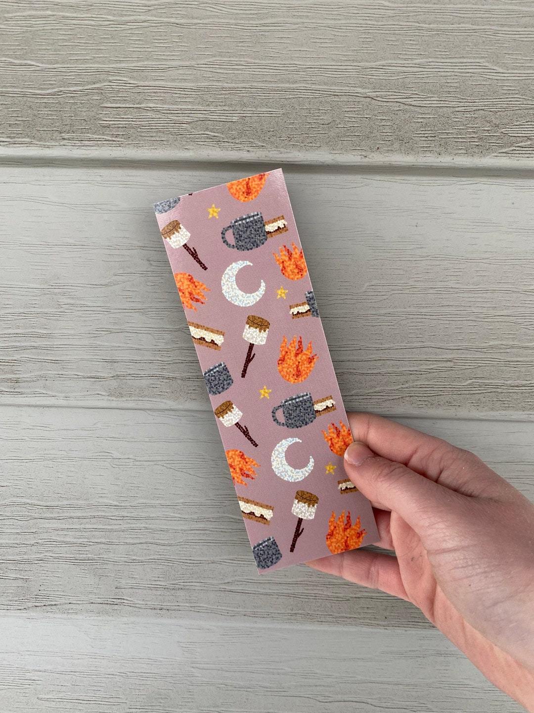 Campfire Bookmark - Etsy