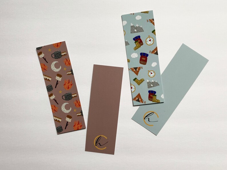 Campfire Bookmark - Etsy