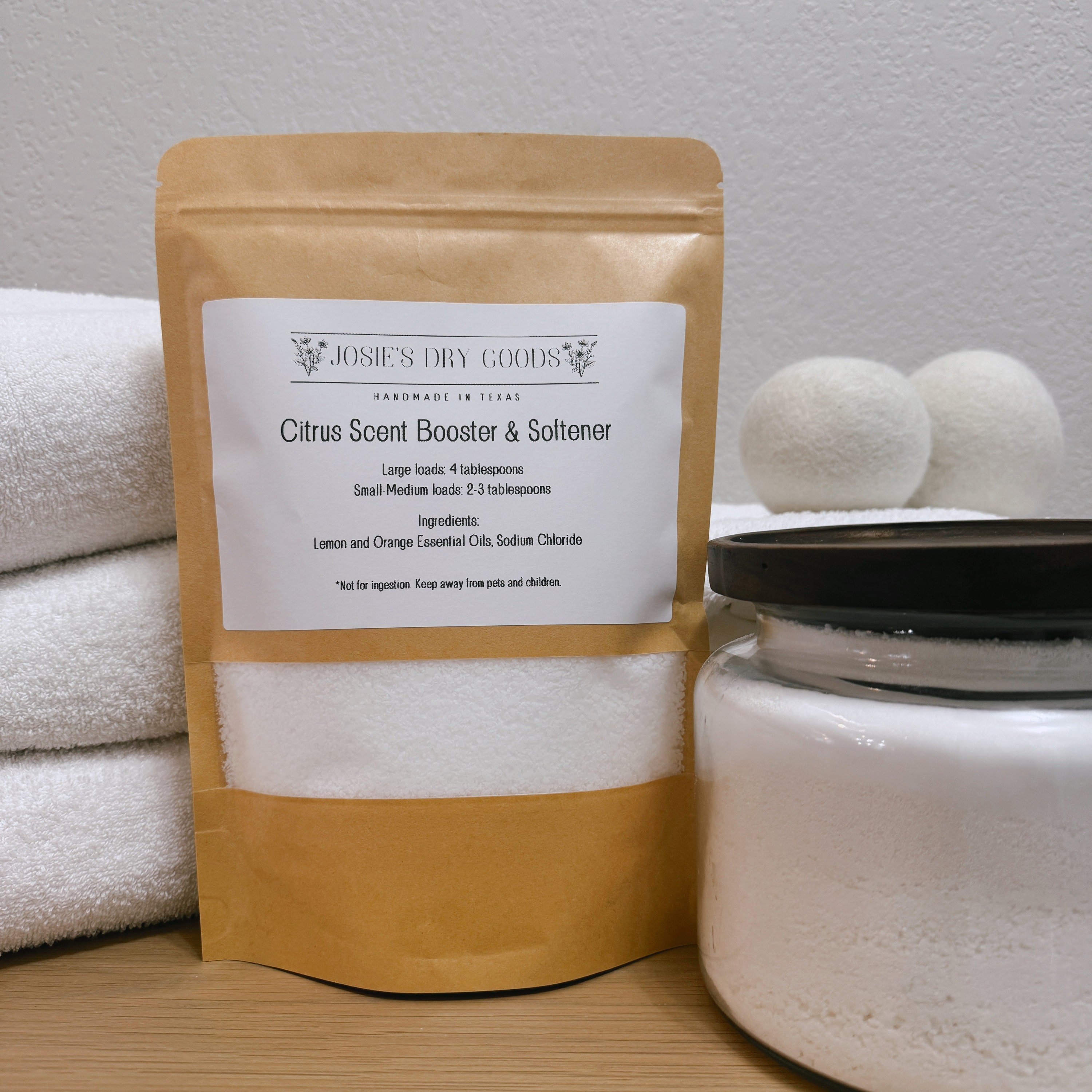 Non-toxic Laundry Scent Booster & Softener Fresh Scent Handmade Gift ...