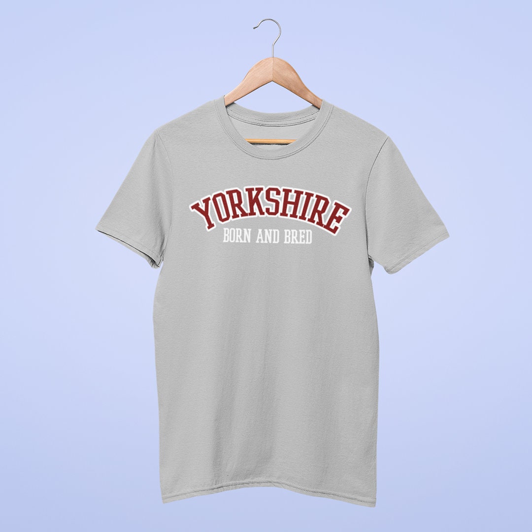 Yorkshire T-shirt 'yorkshire Born and Bred' - Etsy UK