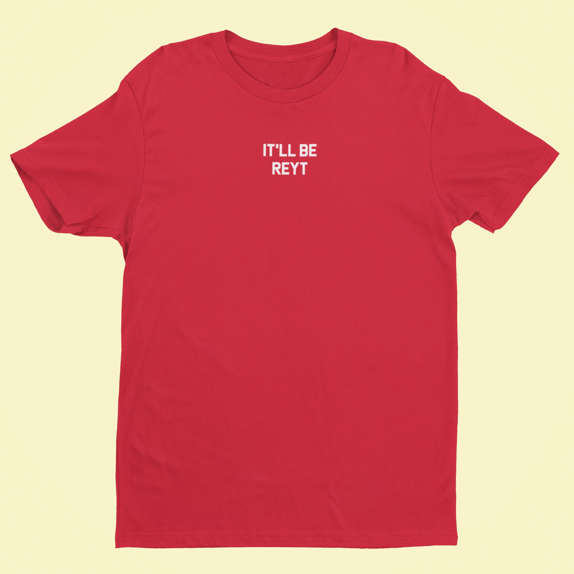 Embroidered T-shirt It'll Be Reyt - Etsy New Zealand
