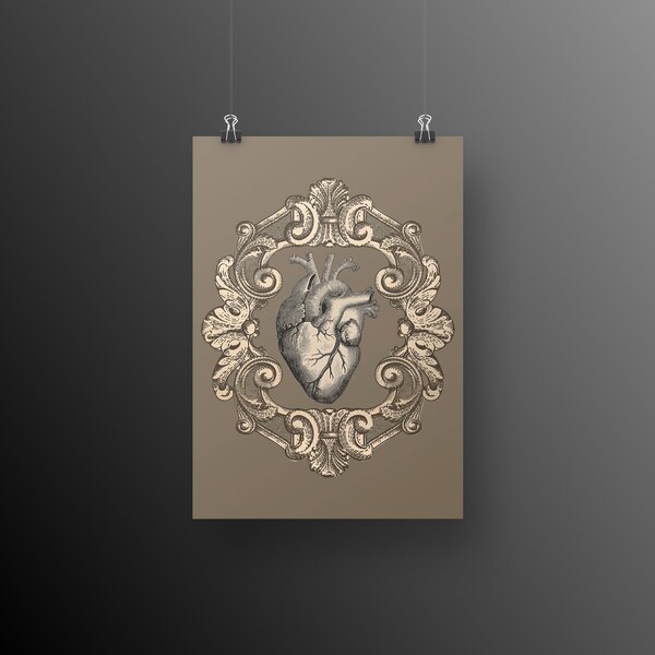 Tell Tale Heart - Etsy
