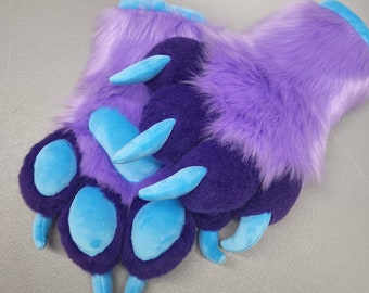 Purple Fursuit Paws - Etsy
