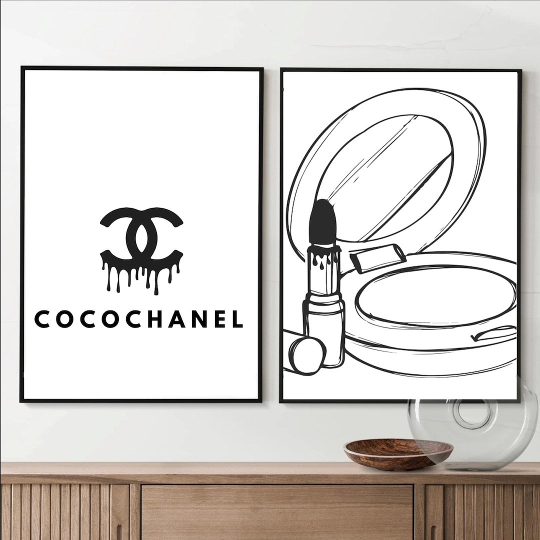 Coco Chanel Printable Digital Poster/ Wall Art - Etsy