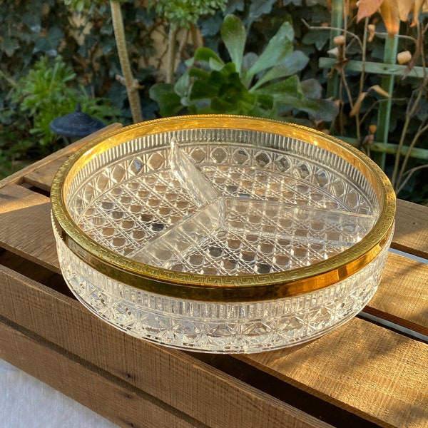 Gold Rim Dish - Etsy