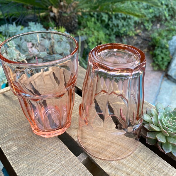 Pink Glassware - Etsy