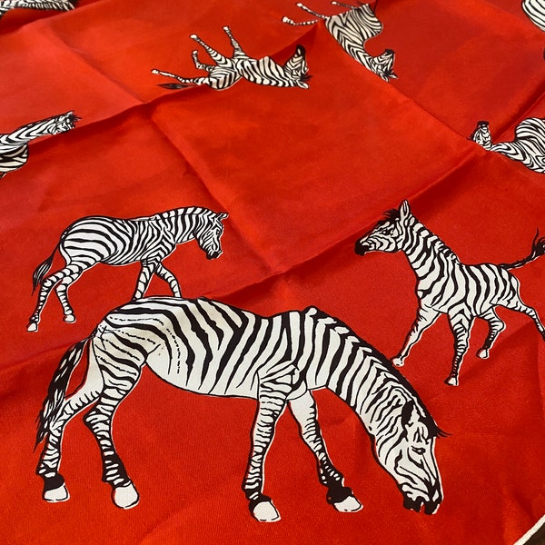 Red and Black Zebra - Etsy