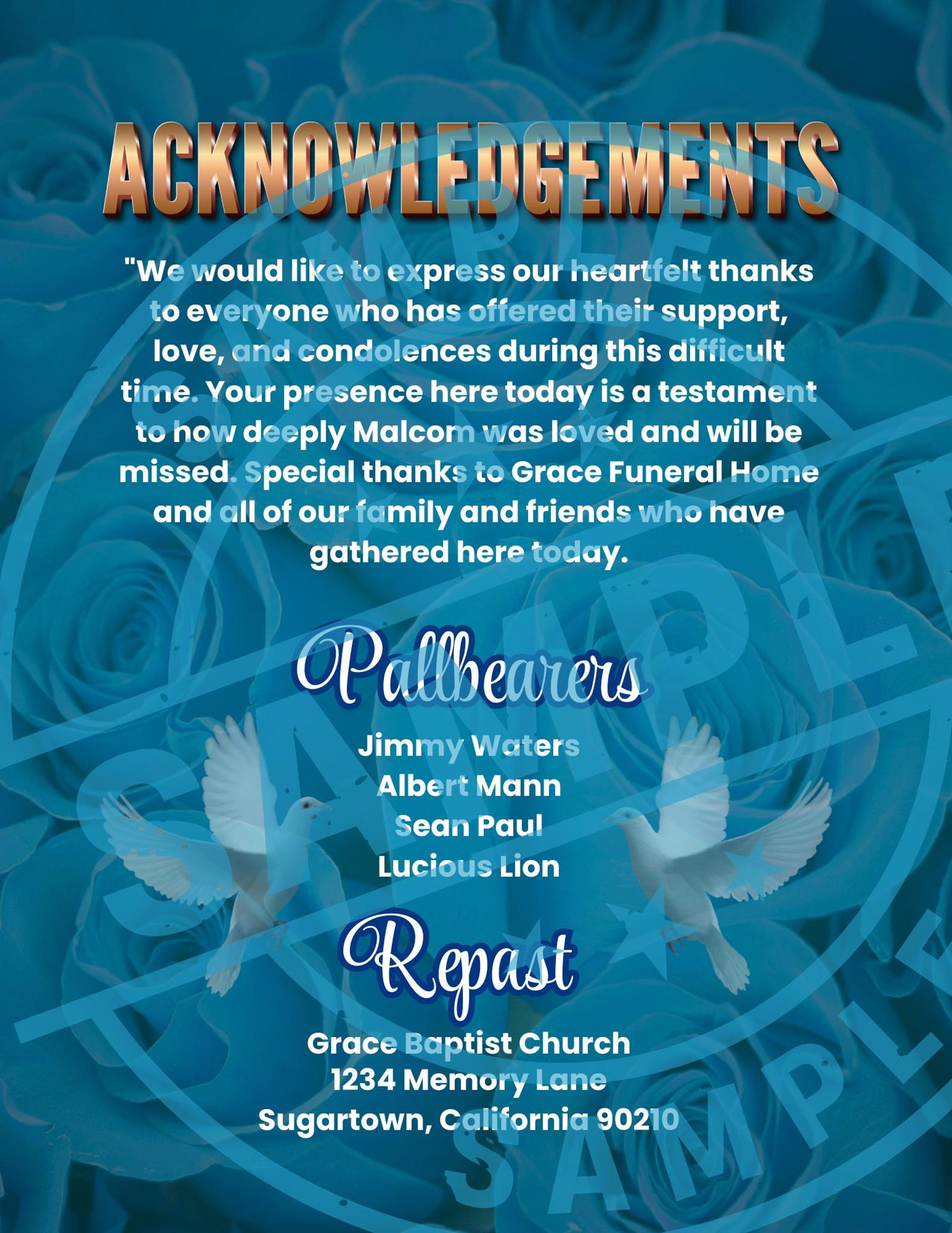 Custom Booklets for Schools, Events, and Funerals (graduation, Baby ...