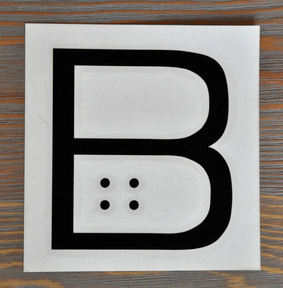 4" X 4" Black Transfer Decal - Etsy