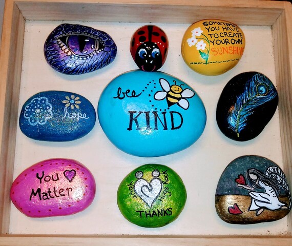 Hand-painted Rocks - Etsy