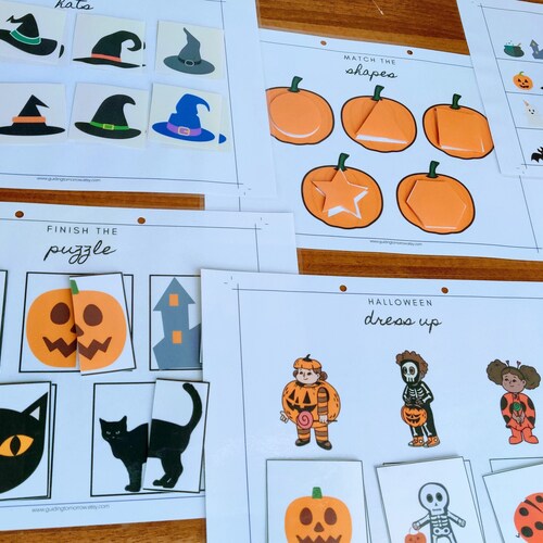Halloween Busy Book Printable Halloween Activities for - Etsy