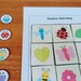 Shadow Matching Activity, Toddler Busy Book Printable Page, Bugs and ...