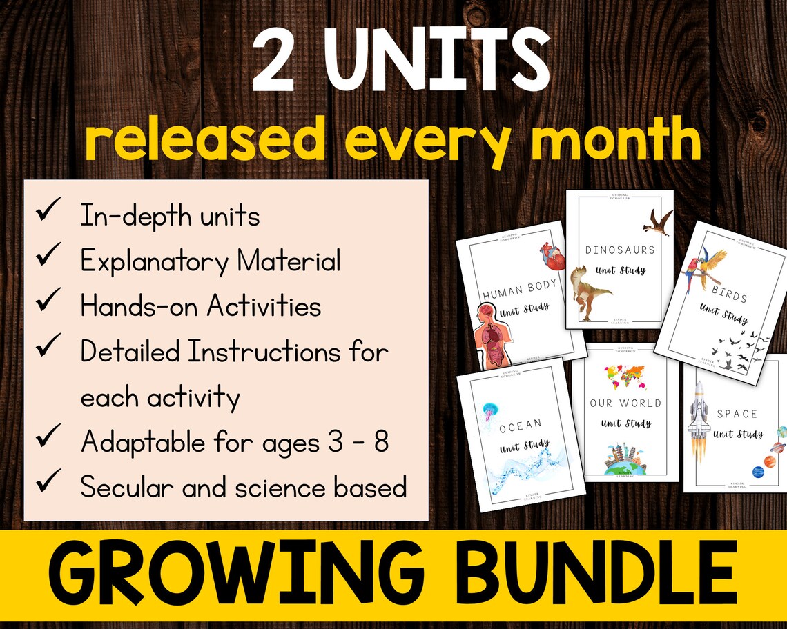 Science and Nature Based Homeschool Unit Study Curriculum for - Etsy
