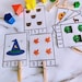 Halloween Math Count and Clip Cards Activity for Toddlers, Preschool ...