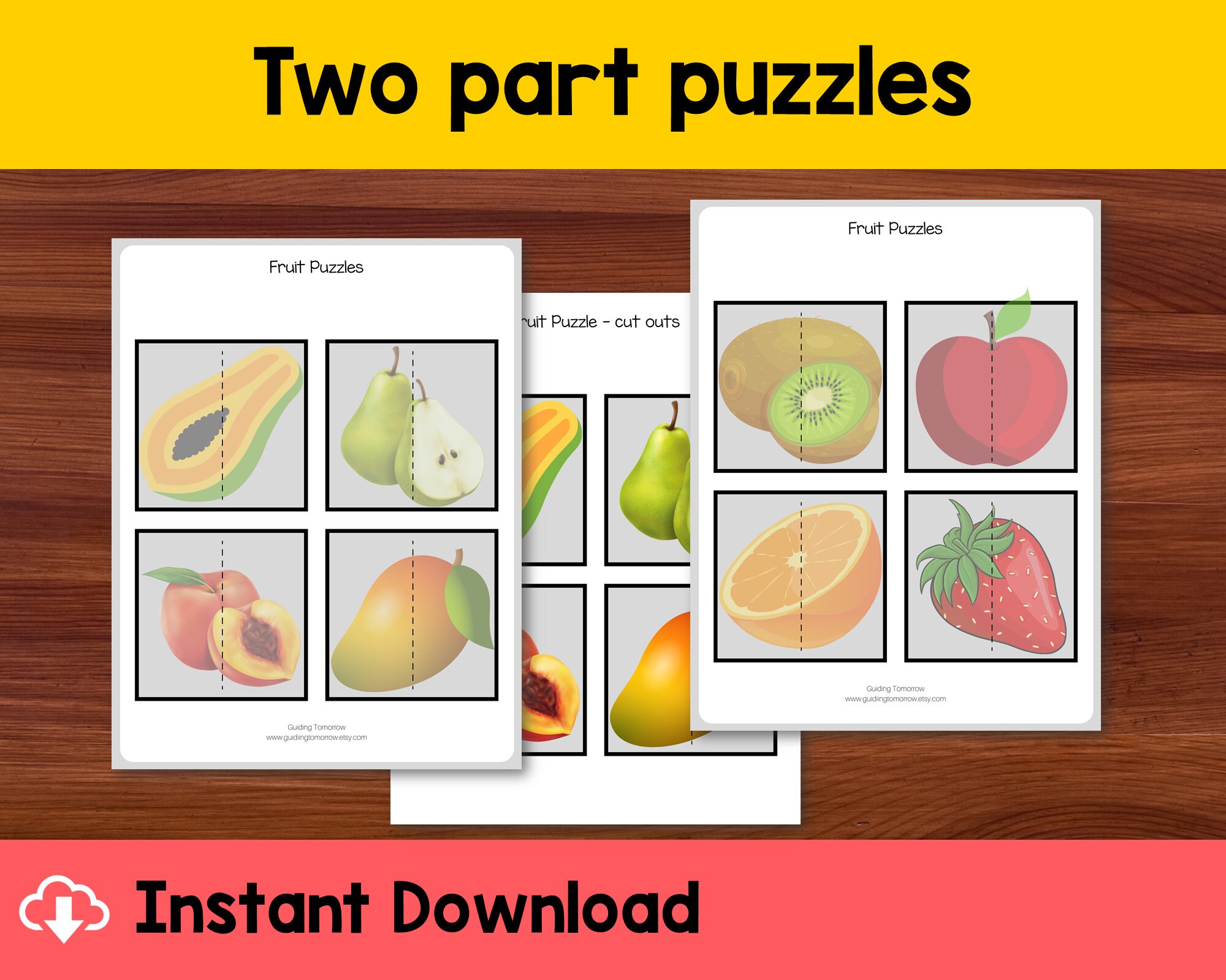 Toddler Busy Book Printable Food Activity Book and Learning - Etsy