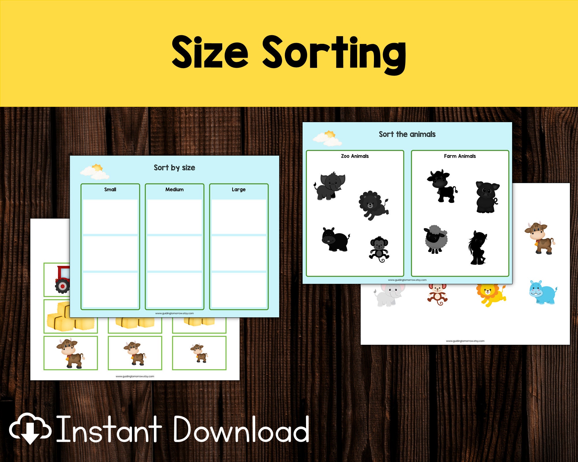 Farm Busy Book Printable Learning Busy Binder for Toddler 2 Year Old ...