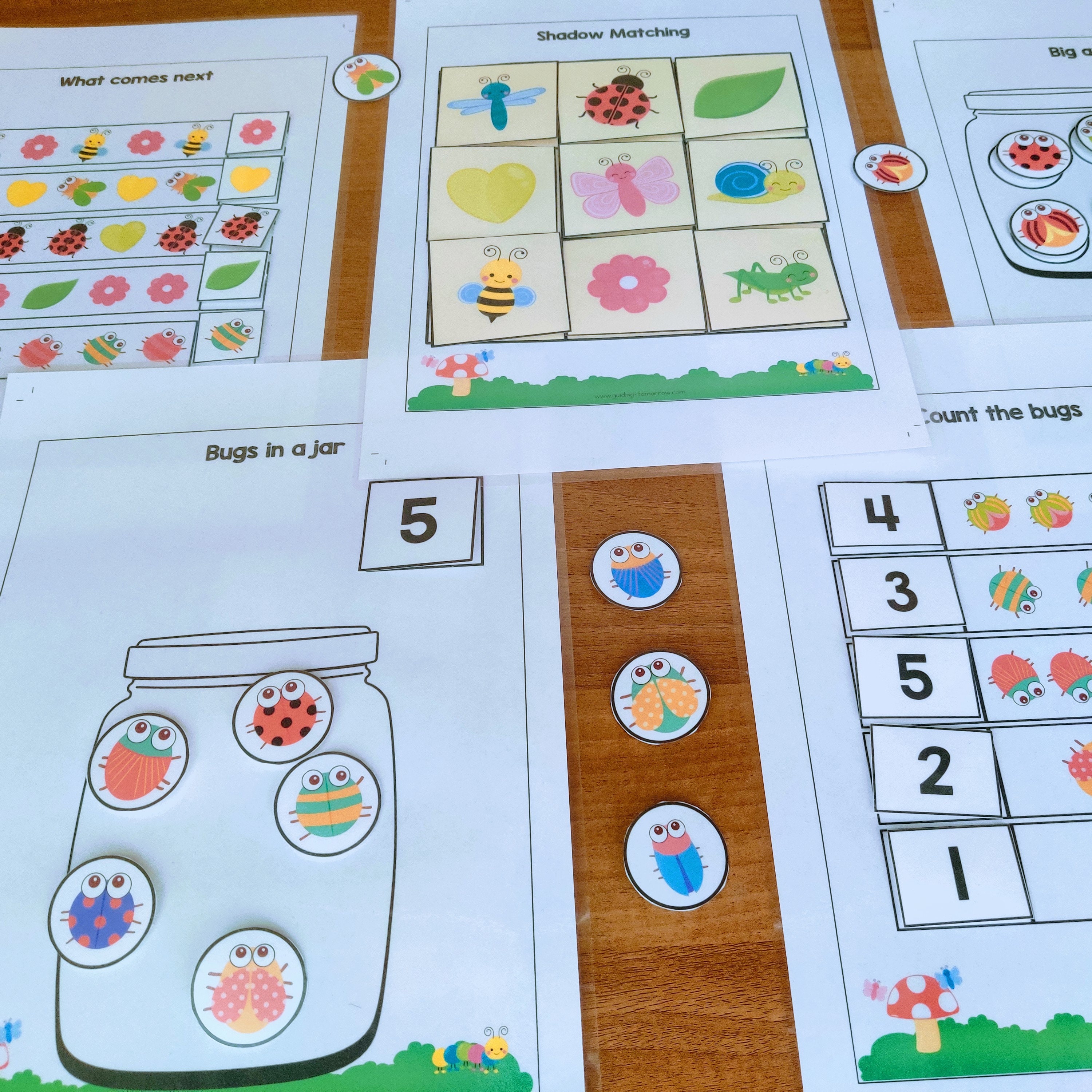 Bugs and Insects Busy Book Printable, Toddler Busy Binder Printable ...