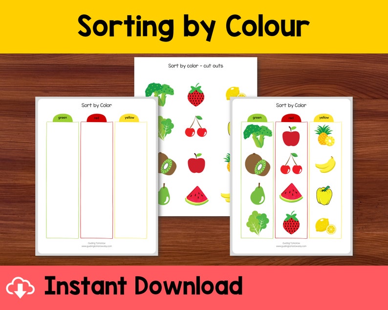 Toddler Busy Book Printable Food Activity Book and Learning - Etsy