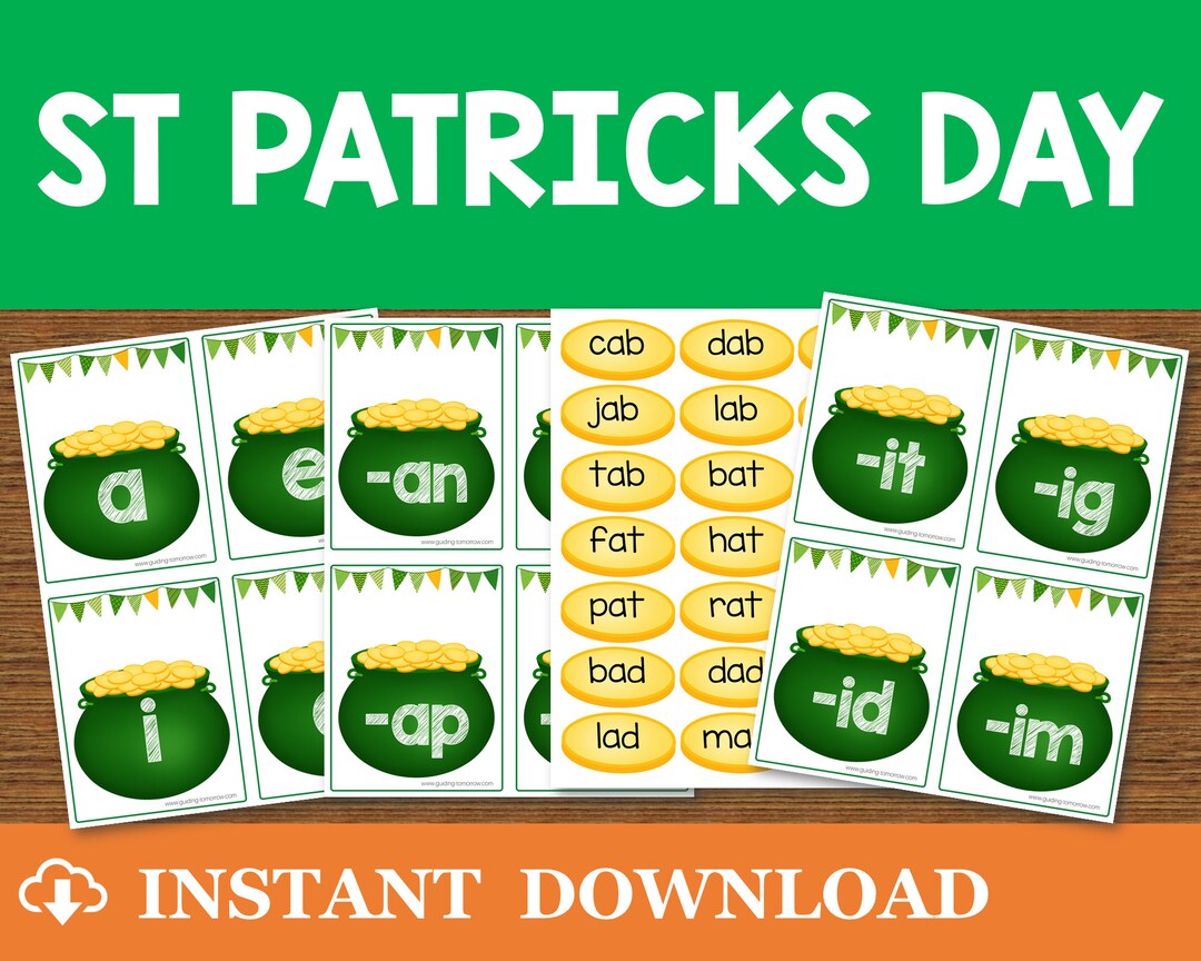 Preschool Printable Saint Patrick Day | Phonics Worksheets Printables ...
