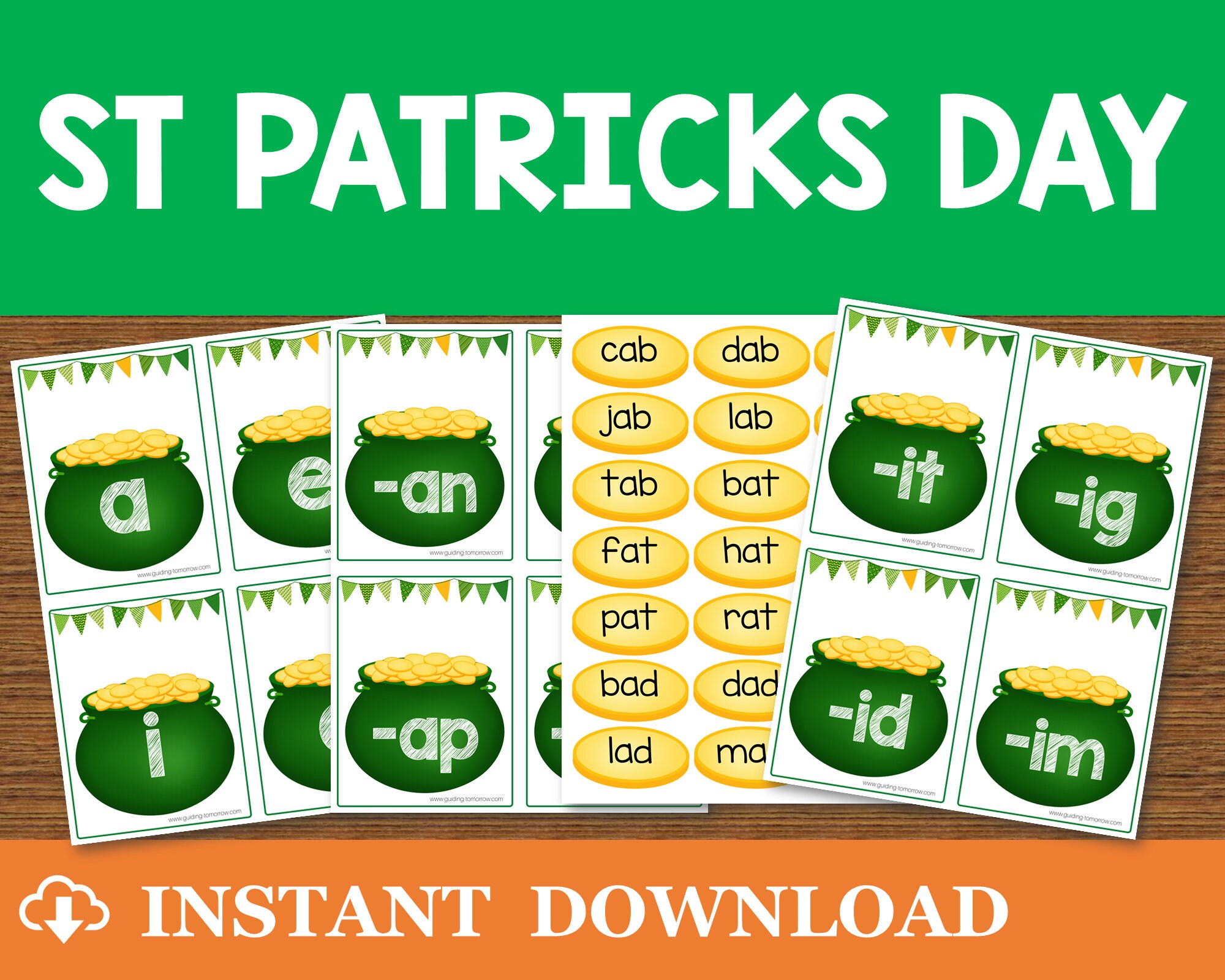 Preschool Printable Saint Patrick Day | Phonics Worksheets Printables ...