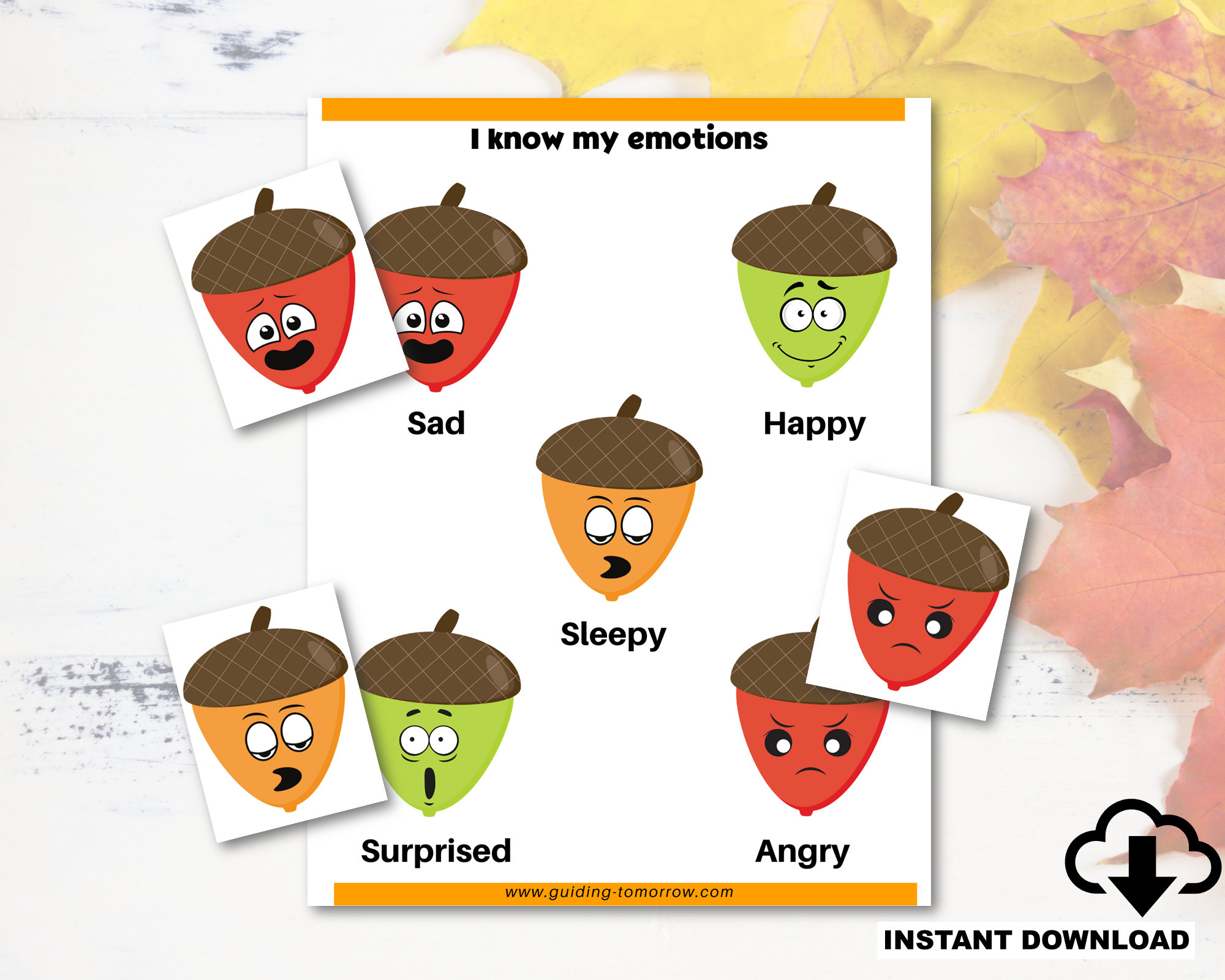Fall Autumn Toddler Busy Book Printable, Busy Binder Learning Folder ...