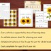 Sunflower Unit Study, Sunflower Lifecycle, Parts of Sunflower ...