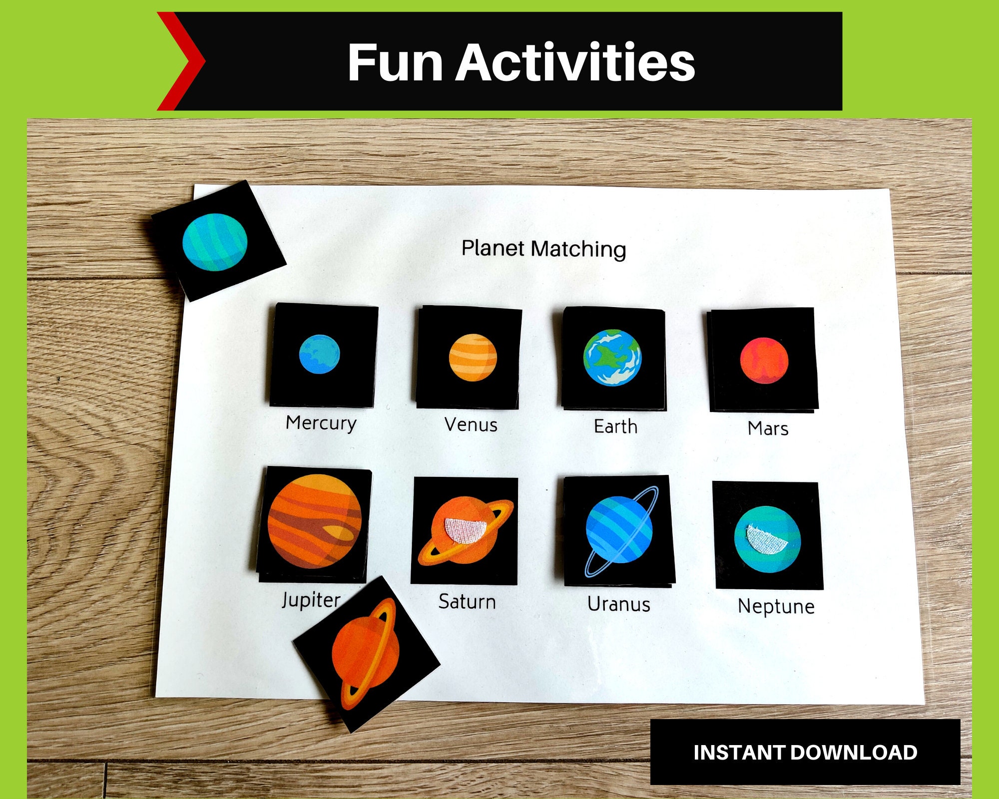 Solar System Busy Book, Planets Busy Binder, Preschool Science ...