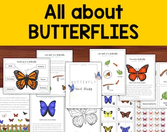 Butterfly Unit Study - Etsy