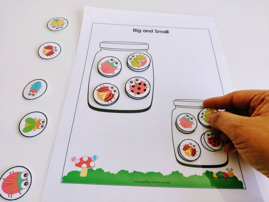 Sorting Practice for Toddler, Printable Toddler Preschool Worksheet ...