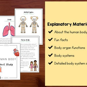 Human Body Anatomy Unit, Body Organs and Body Systems, Homeschool ...