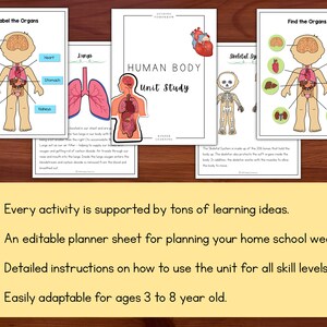Human Body Anatomy Unit, Body Organs and Body Systems, Homeschool ...