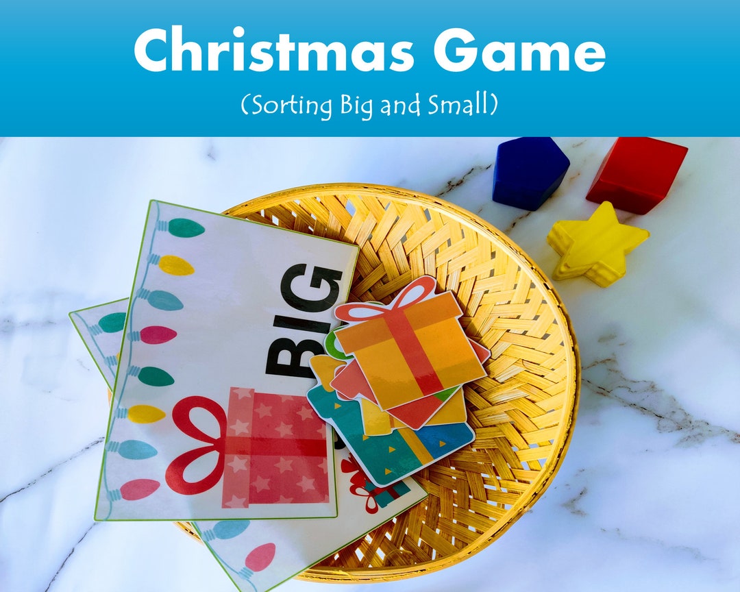 Christmas Gift Sorting Game for Toddler, Preschool and Pre-k ...