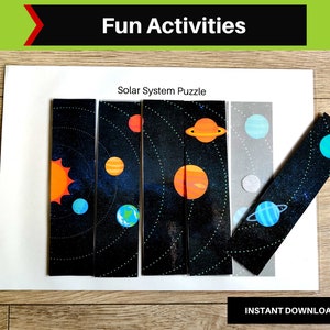 Solar System Busy Book, Planets Busy Binder, Preschool Science ...