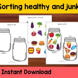 Toddler Busy Book Printable, Food Activity Book and Learning Folder ...