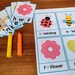 Printable Phonics Beginning Sound Flashcards and Clip Cards, Phonics ...