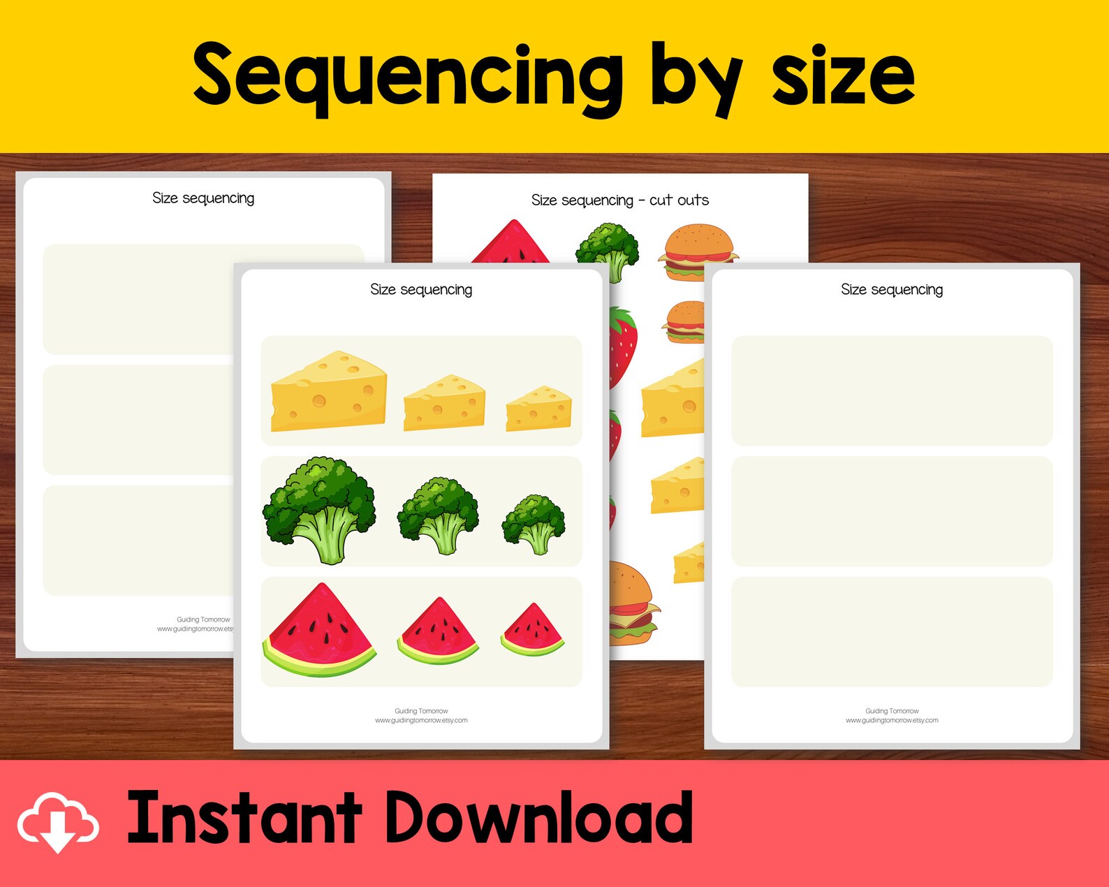 Toddler Busy Book Printable Food Activity Book and Learning | Etsy