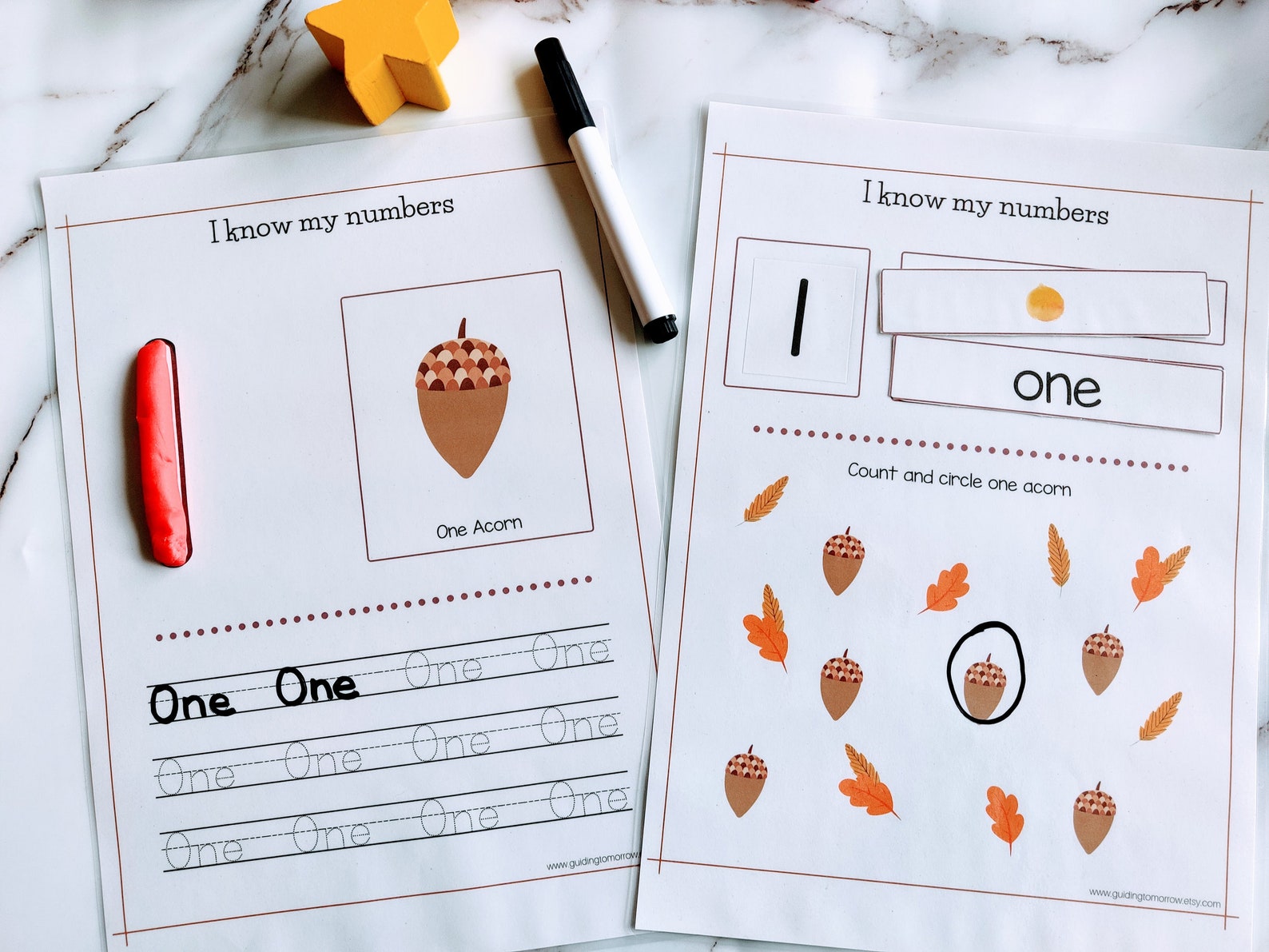 Tracing Worksheets, Number Worksheet for Toddlers, Preschool & Prek ...