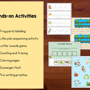 Kindergarten Homeschool Curriculum Pond Life Unit Science Activity ...