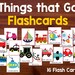 Things That Go Flashcards, Printable Preschool Flash Cards, Toddler ...