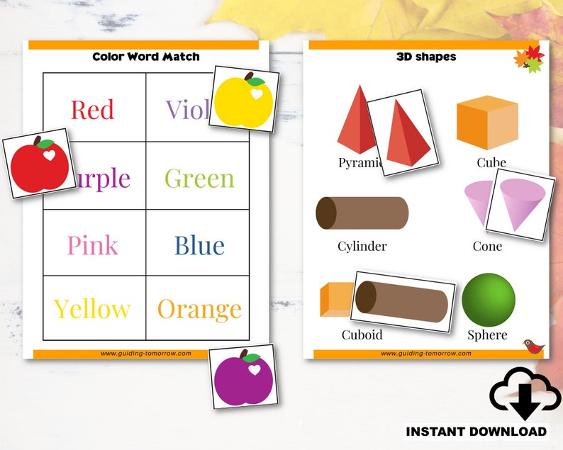 Fall Autumn Printable Busy Book for Toddlers and Preschool, Fall ...