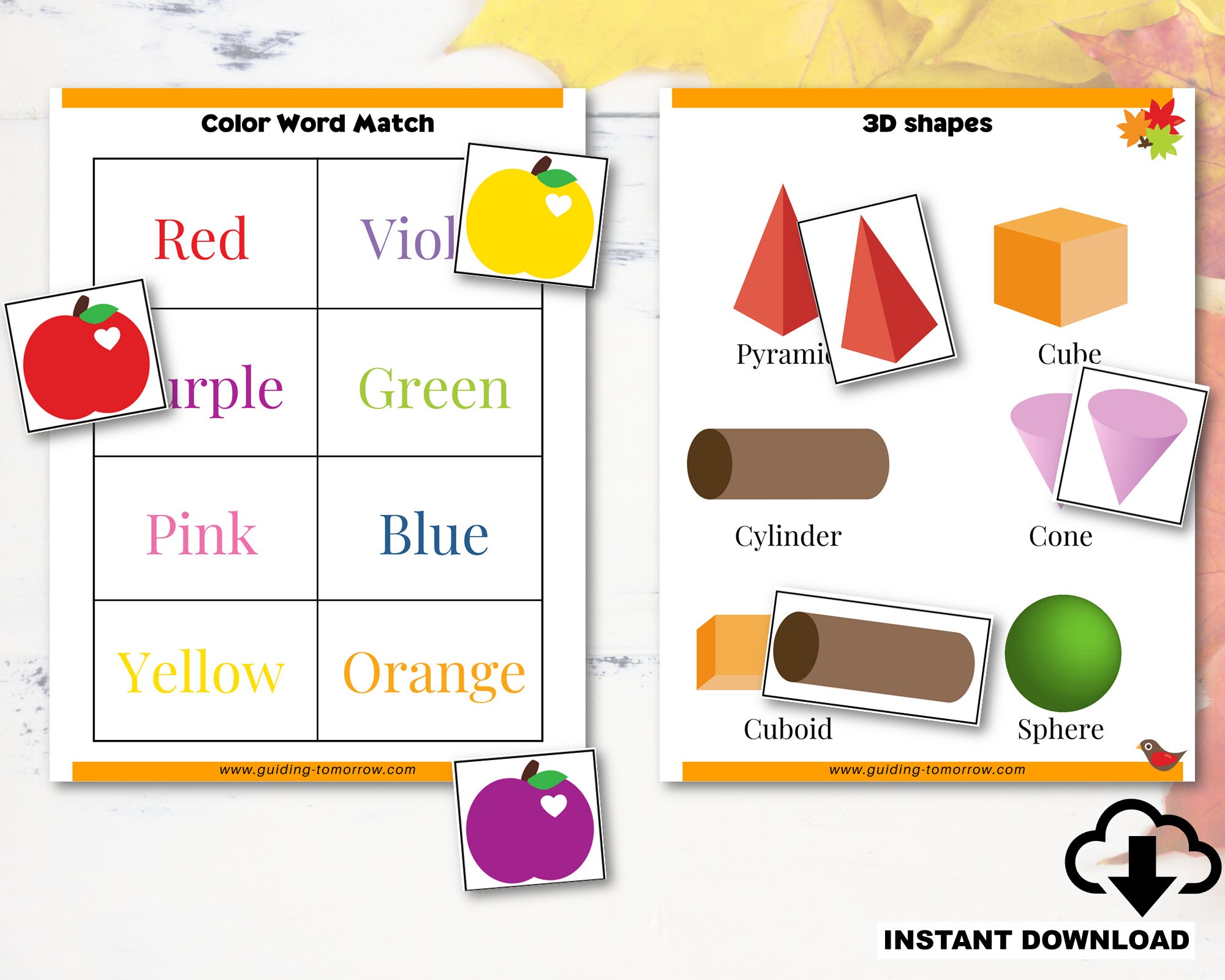 Fall Autumn Printable Busy Book for Toddlers and Preschool, Fall ...