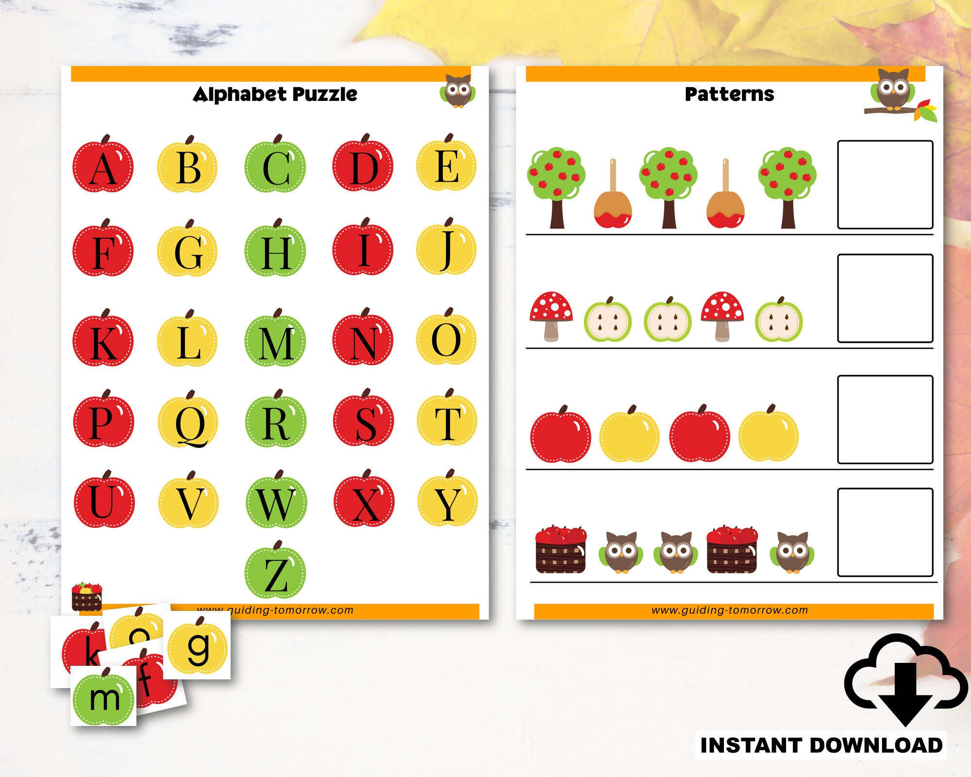 Fall Autumn Printable Busy Book for Toddlers and Preschool, Fall ...