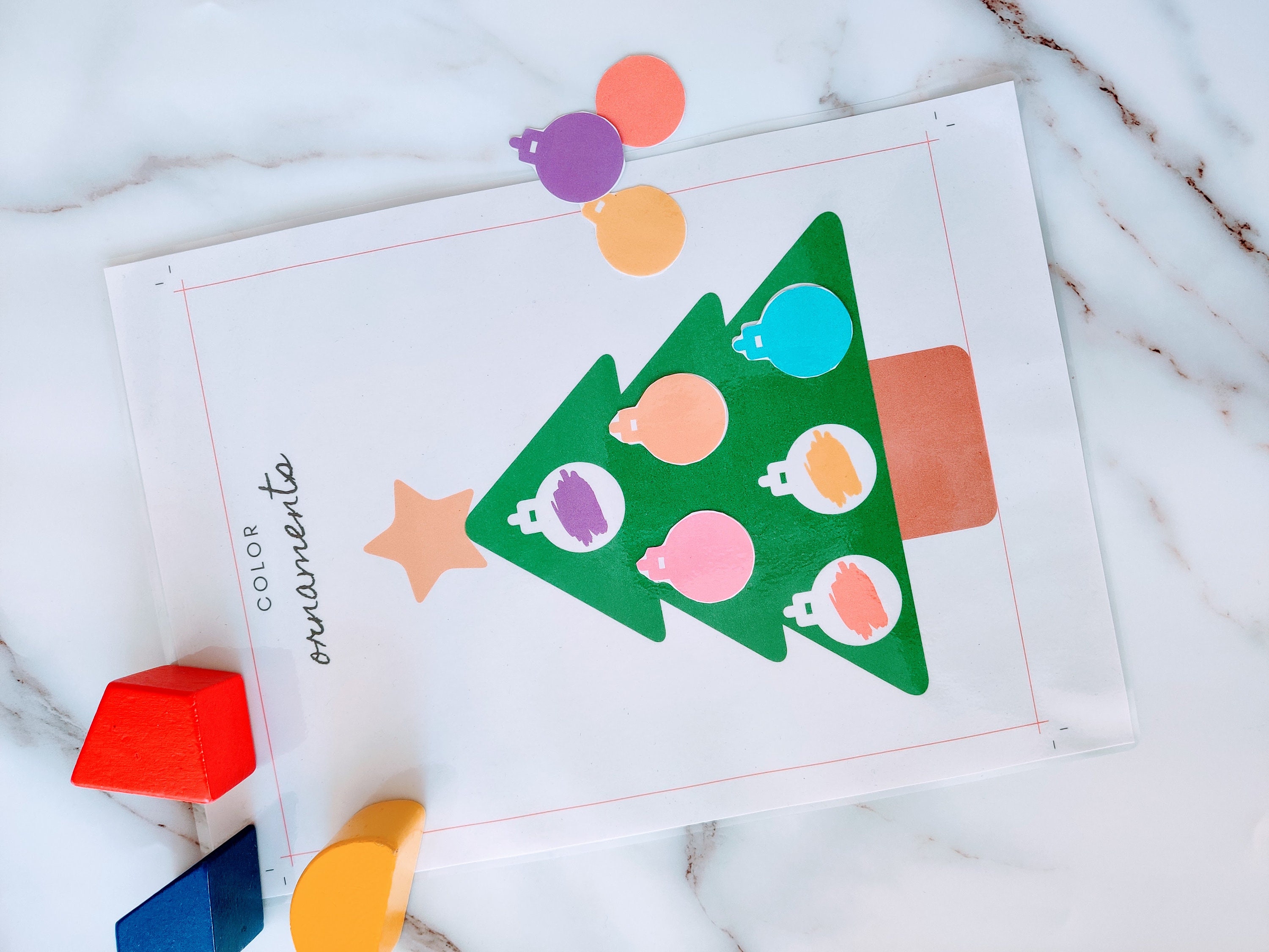 Christmas Activity Pack Busy Book Toddler Learning Binder Preschool ...