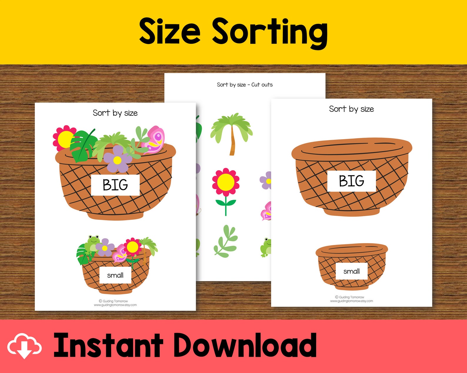Printable Toddler Busy Book Spring, Toddler Learning Binder Download ...