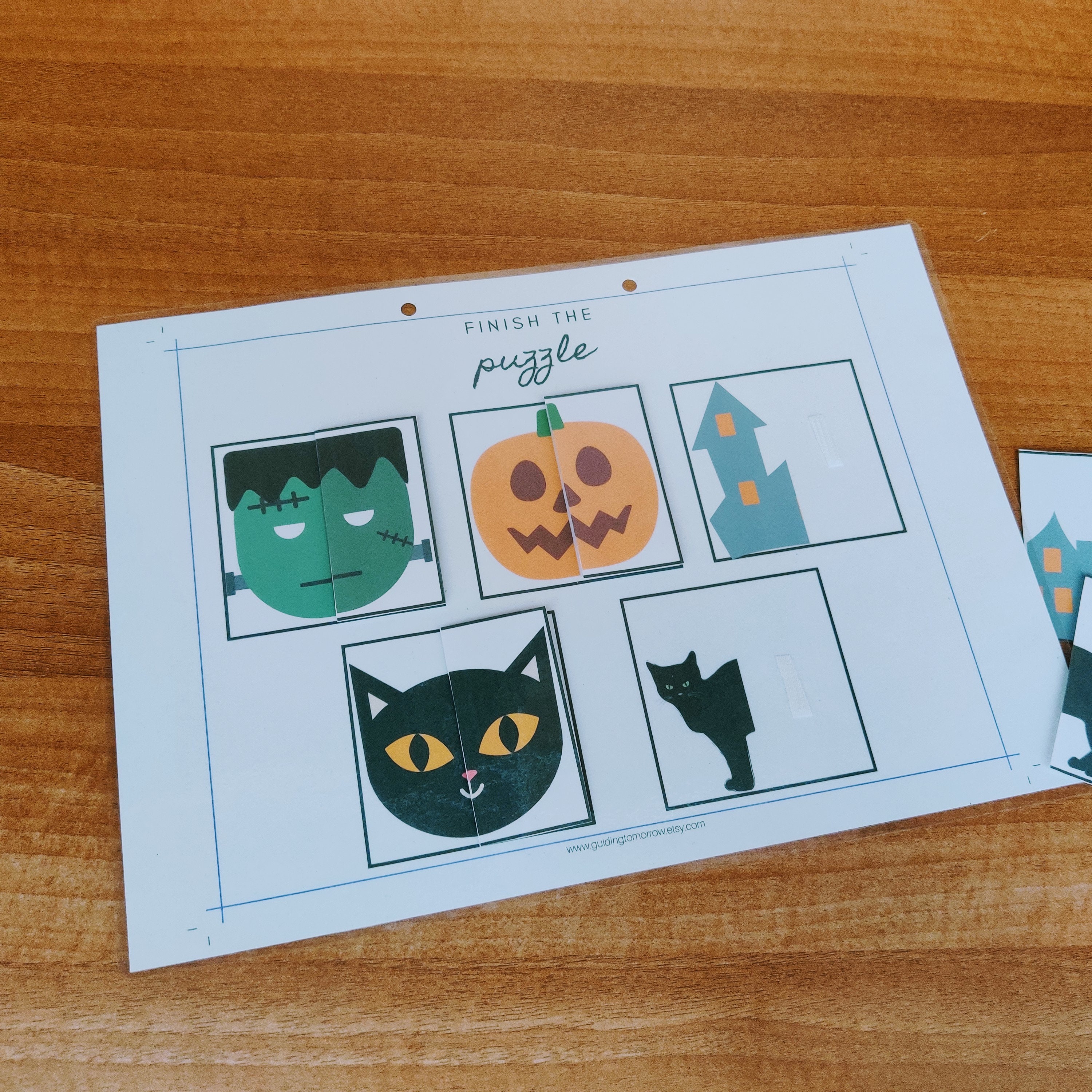 Halloween Busy Binder and Learning Activity for Toddler, Pre-k and ...