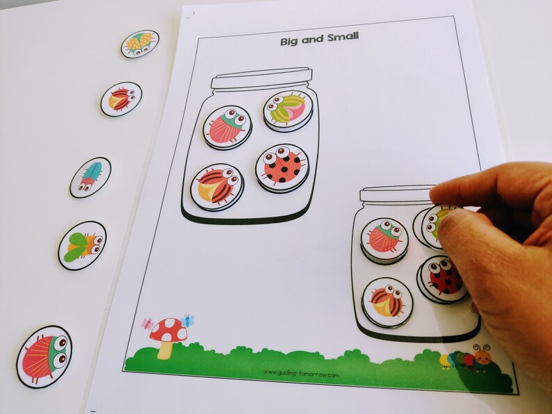 Sorting Practice for Toddler, Printable Toddler Preschool Worksheet ...